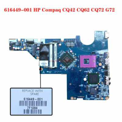 HP G72 G62 Intel GM45 Laptop Motherboard 616449-001 Parts | eBay