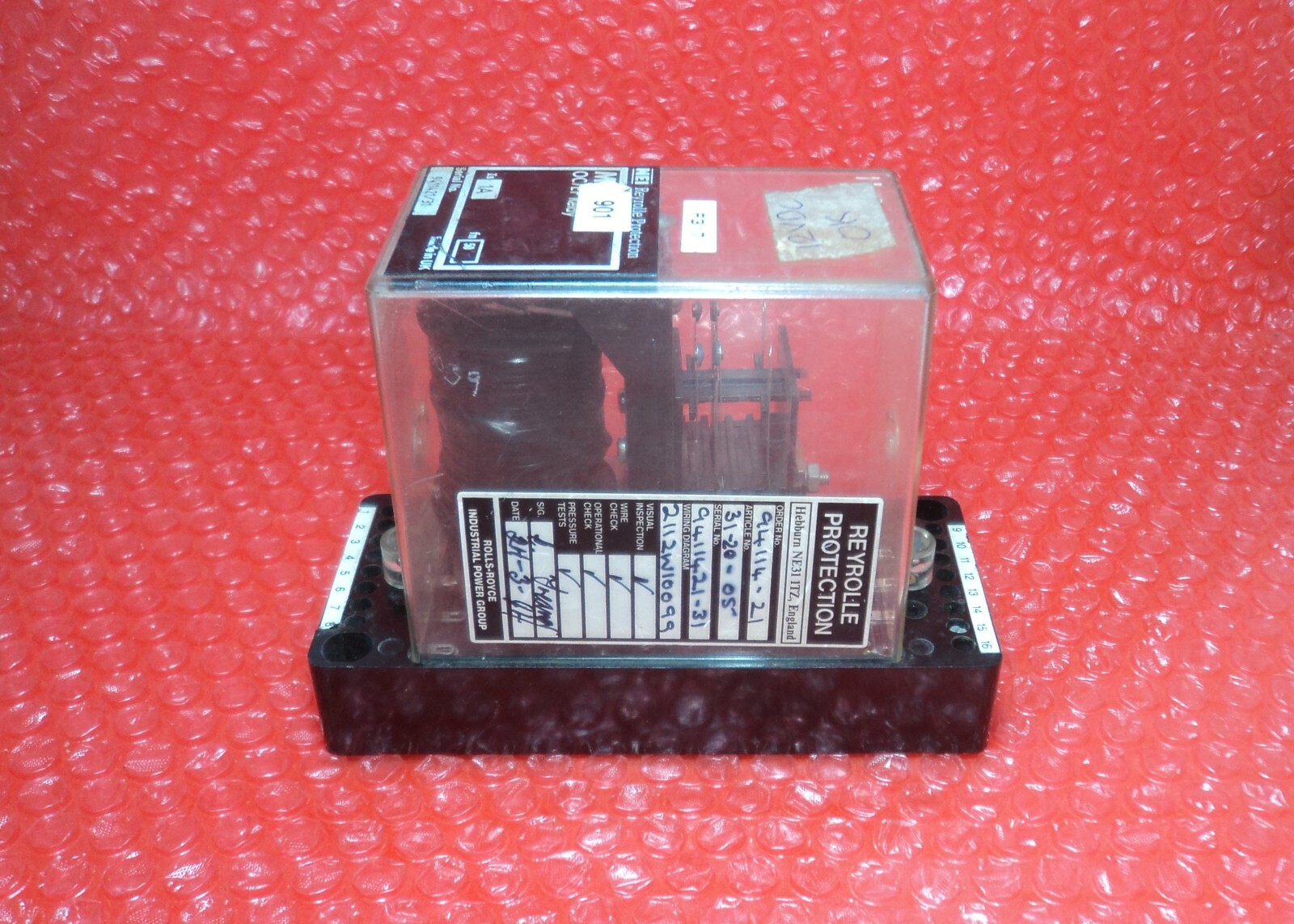 NEI Reyrolle Protection MR101 OC/EF Relay 94114-21 Rolls-Royce ...