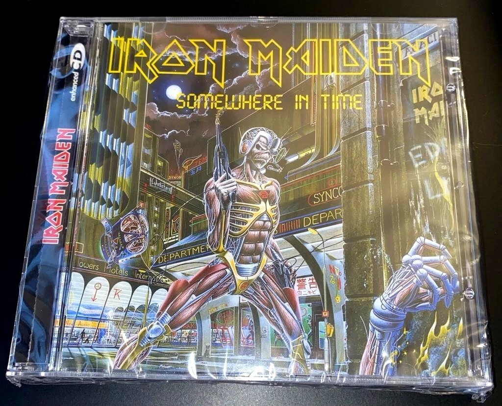 Somewhere In Time Iron Maiden Album Cover