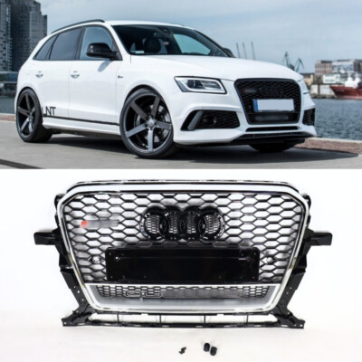 Für Audi Q5 2012-2016 Grill Wabengrill Frontgrill in RSQ5 Quattro Optik ...