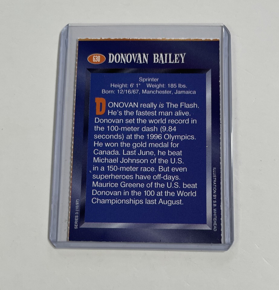 Donovan Bailey Sprinter Flash Olympics Sports Illustrated for Kids SI ...