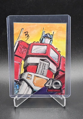 2024 Transformers 40th Anniversary Optimus Prime RARE chase card | eBay