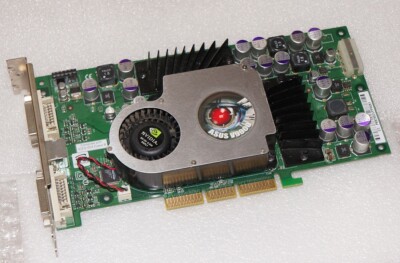 GeForce FX 5800 Ultra 128MB DDR2 AGP video card flashed from NV30 GPU ...