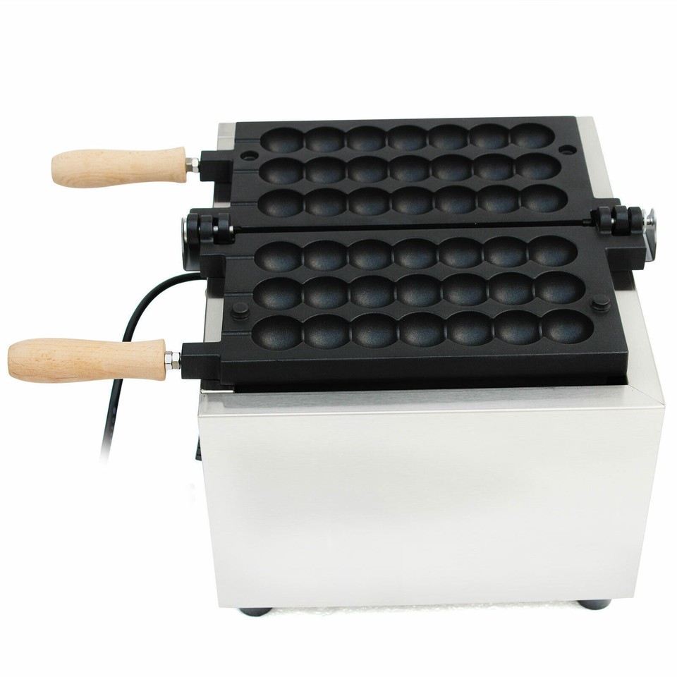 Commercial Electric 42pcs Donut Ball Waffle Maker Steel Baker Machine ...