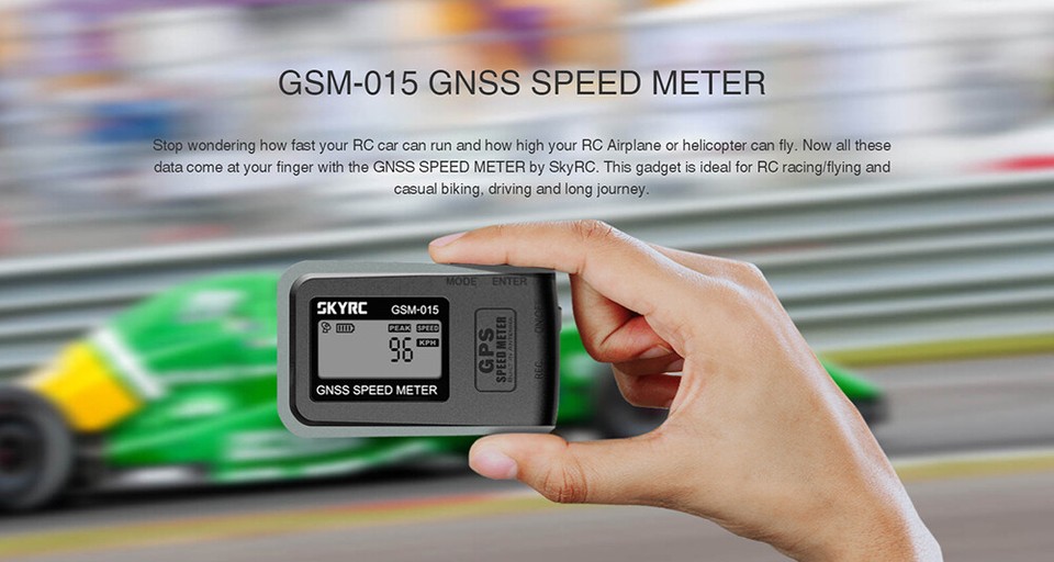 SKYRC GSM-015 GPS GNSS Speed Meter Altimeter for RC Car Plane Drone SK ...