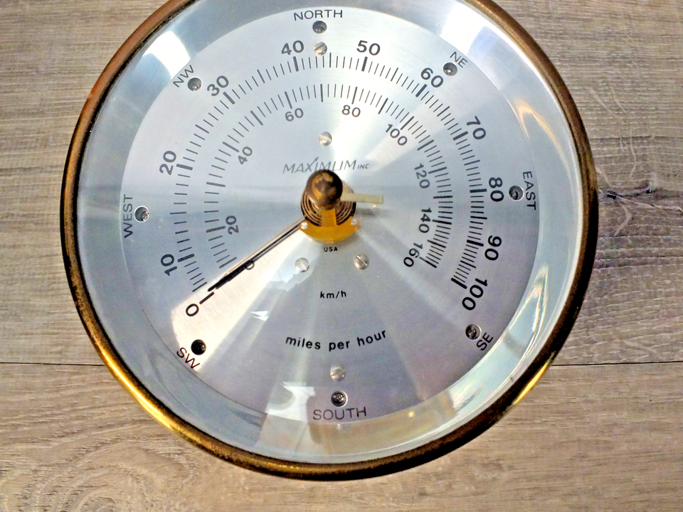 Maximum Weather Instrument MAESTRO Wind Speed + Direction Gauge Used ...