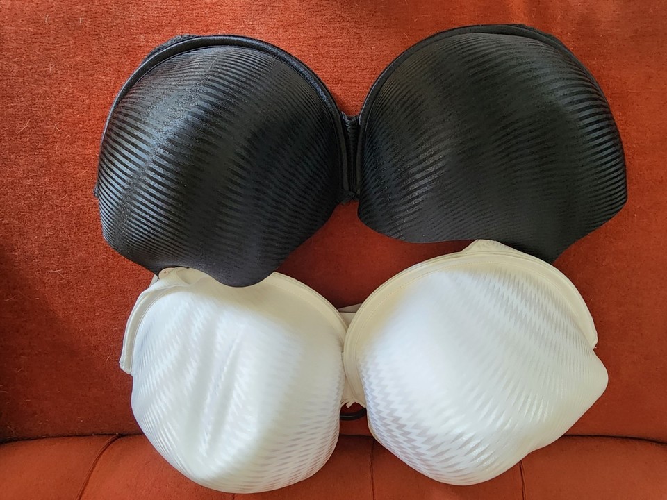 set of two 42D Full Cup T-shirt Bra's 1 Black 1 White BNWT. | eBay UK