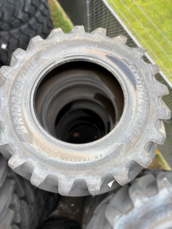 650/75R38 Bridgestone VX | New Radial Tractor Tire – Ag/Farm Equipment ...