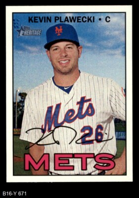 2016 Topps Heritage #671 Kevin Plawecki A Mets VARIATION 8 - NM/MT | eBay