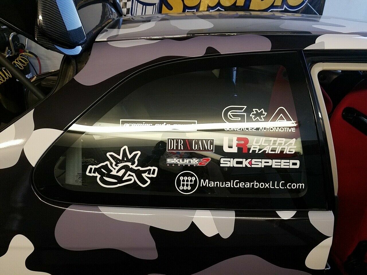 For 1996-2000 Honda Civic Hatch (EK) B/C Side Pillar 4 Points Ultra ...