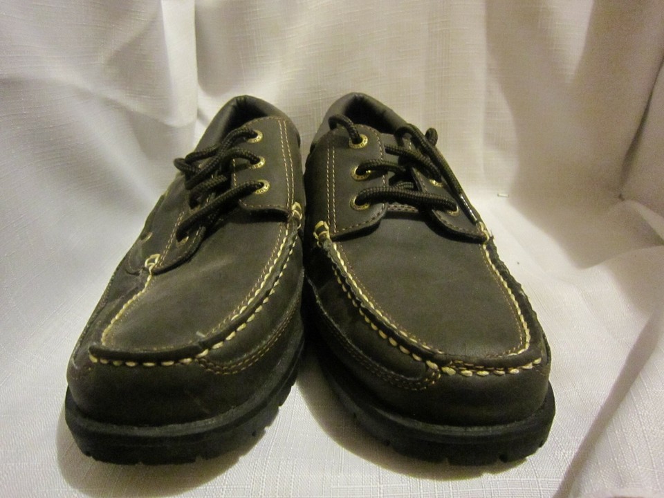 Faded Glory men's Kilroy IV Leather Boat Shoe size 7.5 | eBay