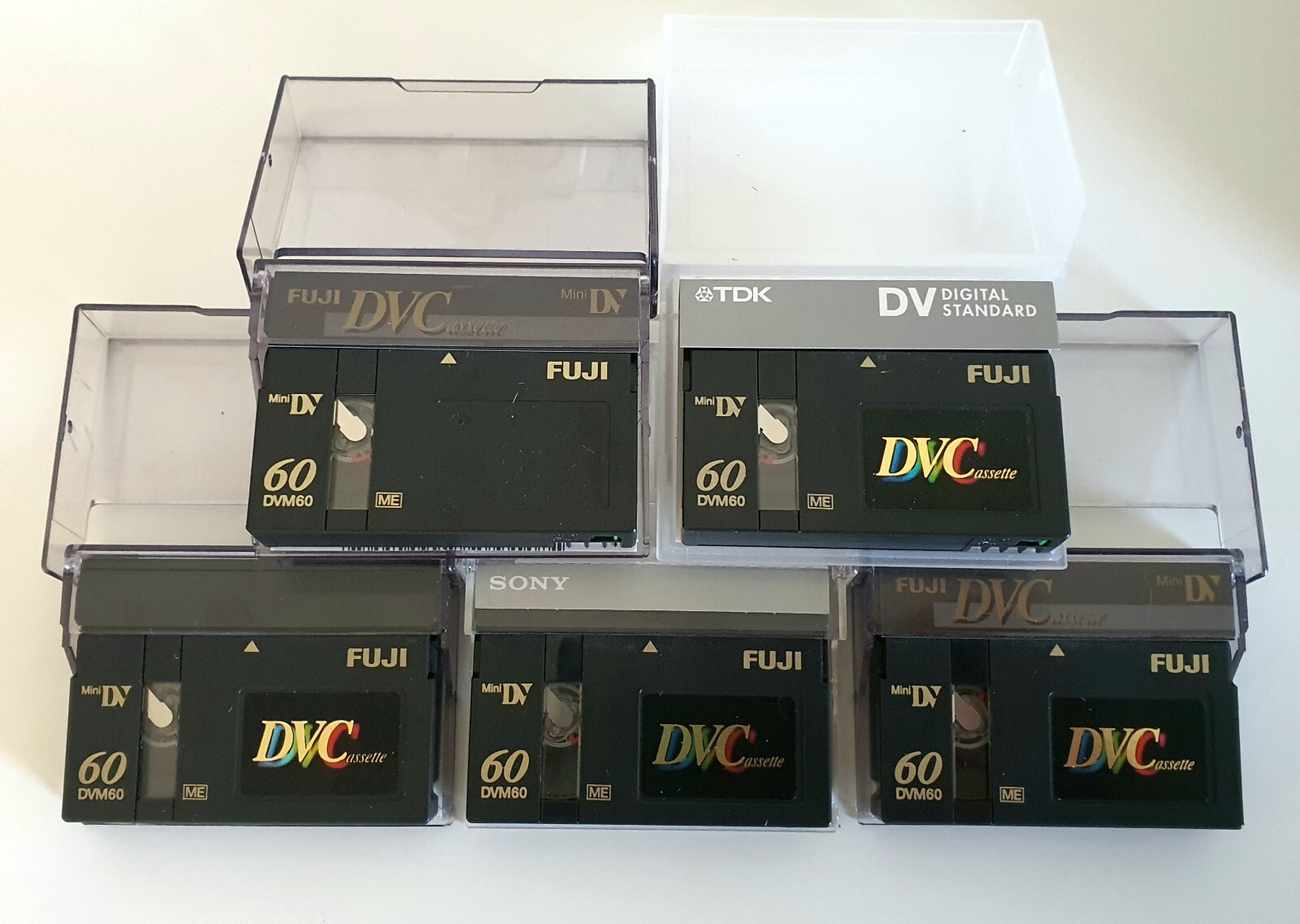 Lot Of 5 Mini DV Tapes Used Fuji 60 | eBay