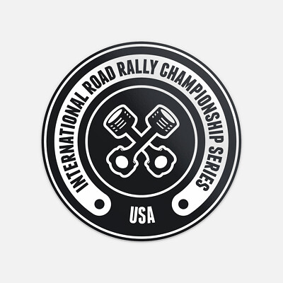 International Road Rally Championship USA Sport Badge Vinyl Sticker ...