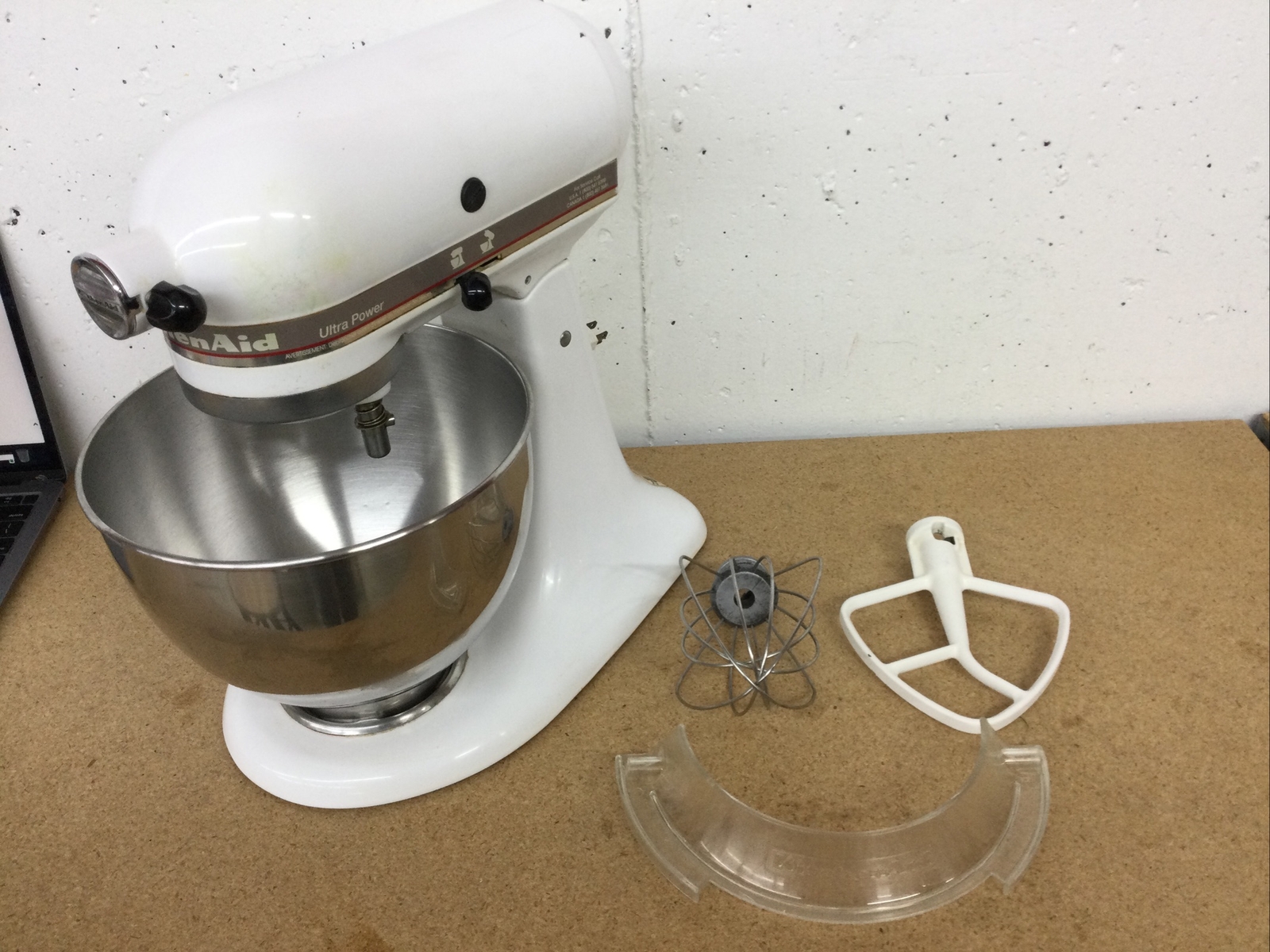 White KitchenAid KSM90 300W Ultra Power Stand Mixer | Compra online en eBay