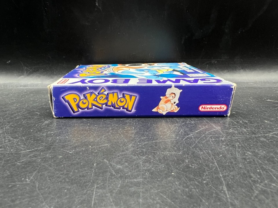Pokemon Blue Version Sandshrew Print Game Boy Complete in Box CIB NEW ...