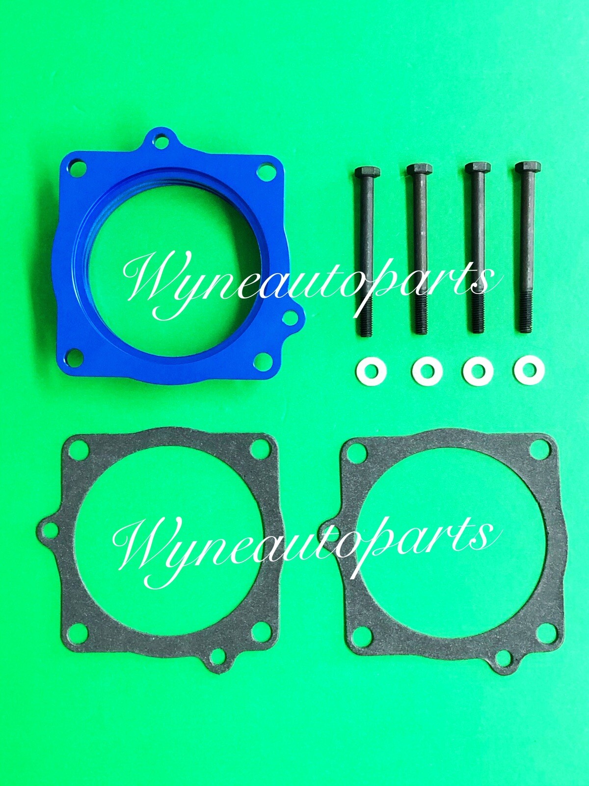 Blue Throttle Body Spacer Fits 03-08 Dodge Ram Durango Chrysler Aspen 5 ...