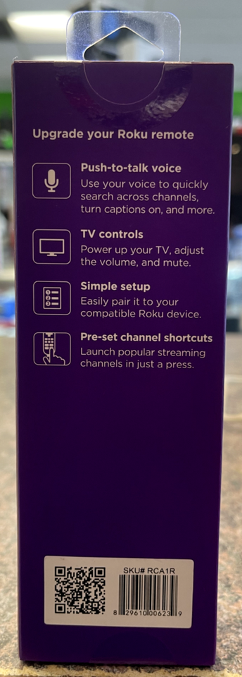 BNIB Roku Voice Remote with TV Controls - Compatible with All Roku ...