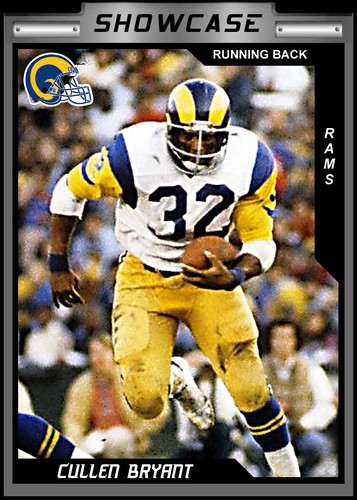 ACEO CULLEN BRYANT LOS ANGELES RAMS CUSTOM HAND MADE ART CARD | eBay
