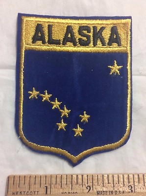 Alaska AK State Flag Seal Patch Badge | eBay