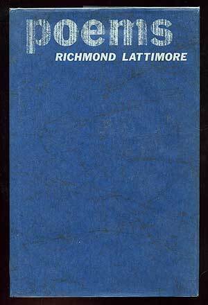 Richard LATTIMORE / Poems Signed 1960 | eBay