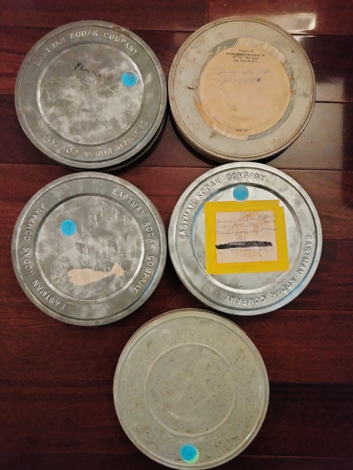 5 Reels of Home Movies / Vacation Film - 16mm - 7" Reels with Cans | eBay