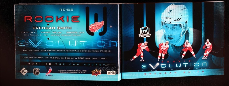 2011-12 Upper Deck The Cup Rookie Evolution Video Cards Brendan Smith # ...