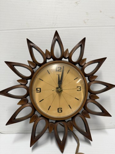 Vintage 1964 Syroco Wall Clock Model 801 | eBay