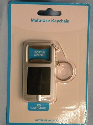 Multi-use Keychain With Bottle Opener LED Flashlight for Pocket or ...