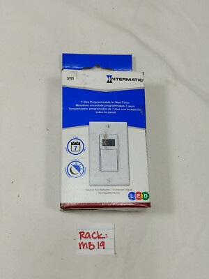Intermatic ST01 Digital In-Wall Timer, White New-Old Stock 78275127562 ...