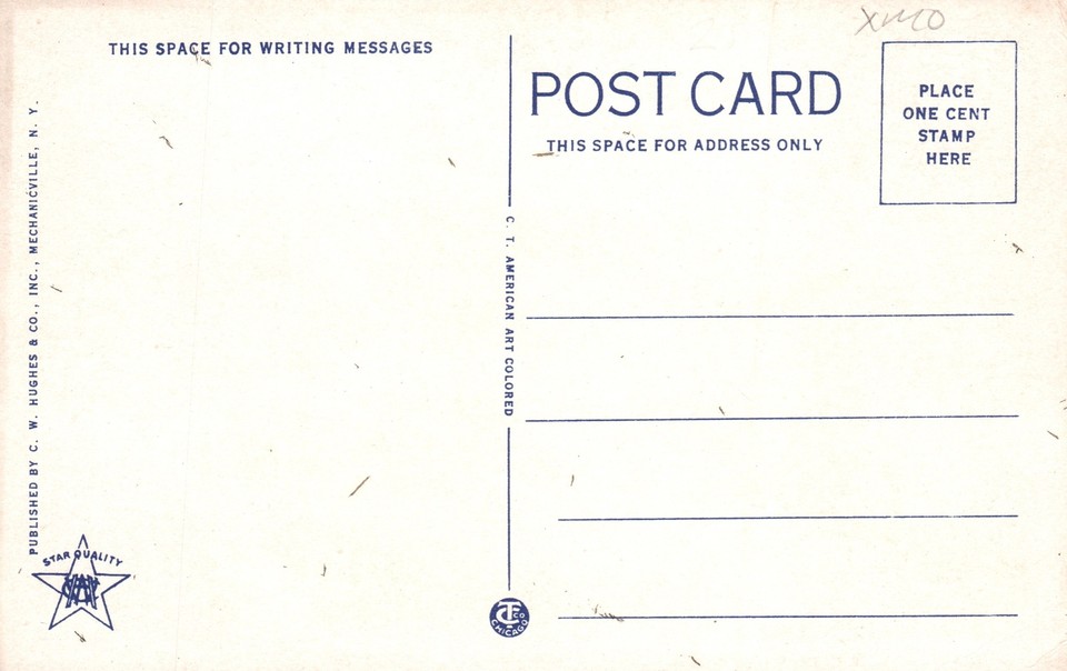Vintage Postcard Down Western Slope Taconic Trail Williamstown ...