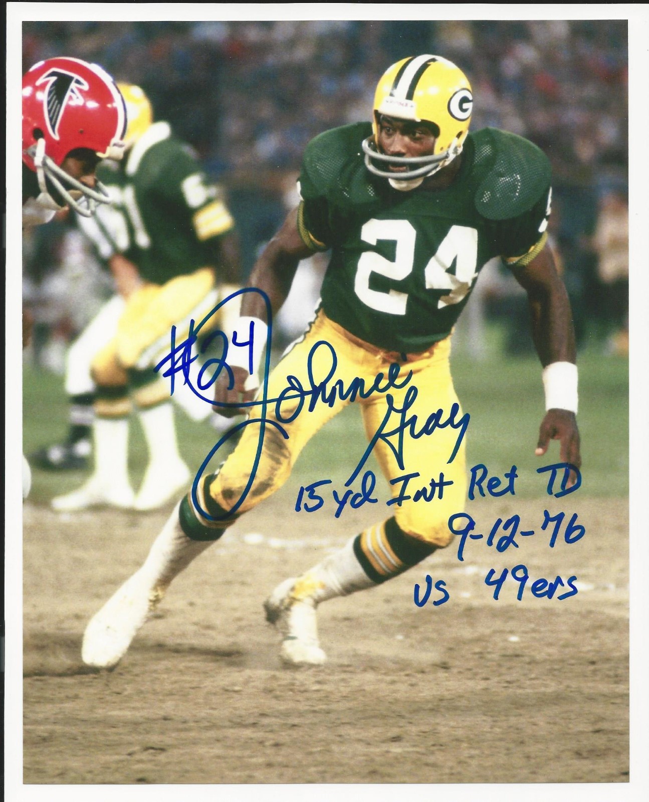 Johnnie Gray Green Bay Packers Signed Auto 8x10 Photo Autograph | eBay