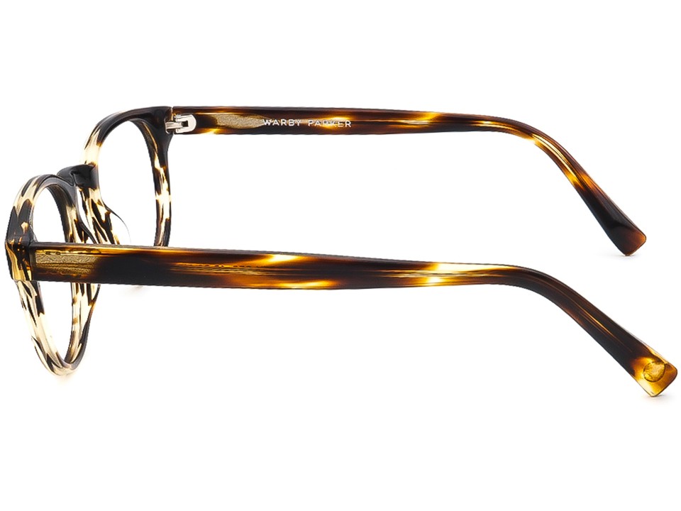 Warby Parker Eyeglasses Percey 256 Tortoise Striped Sassafras Frame 48 ...
