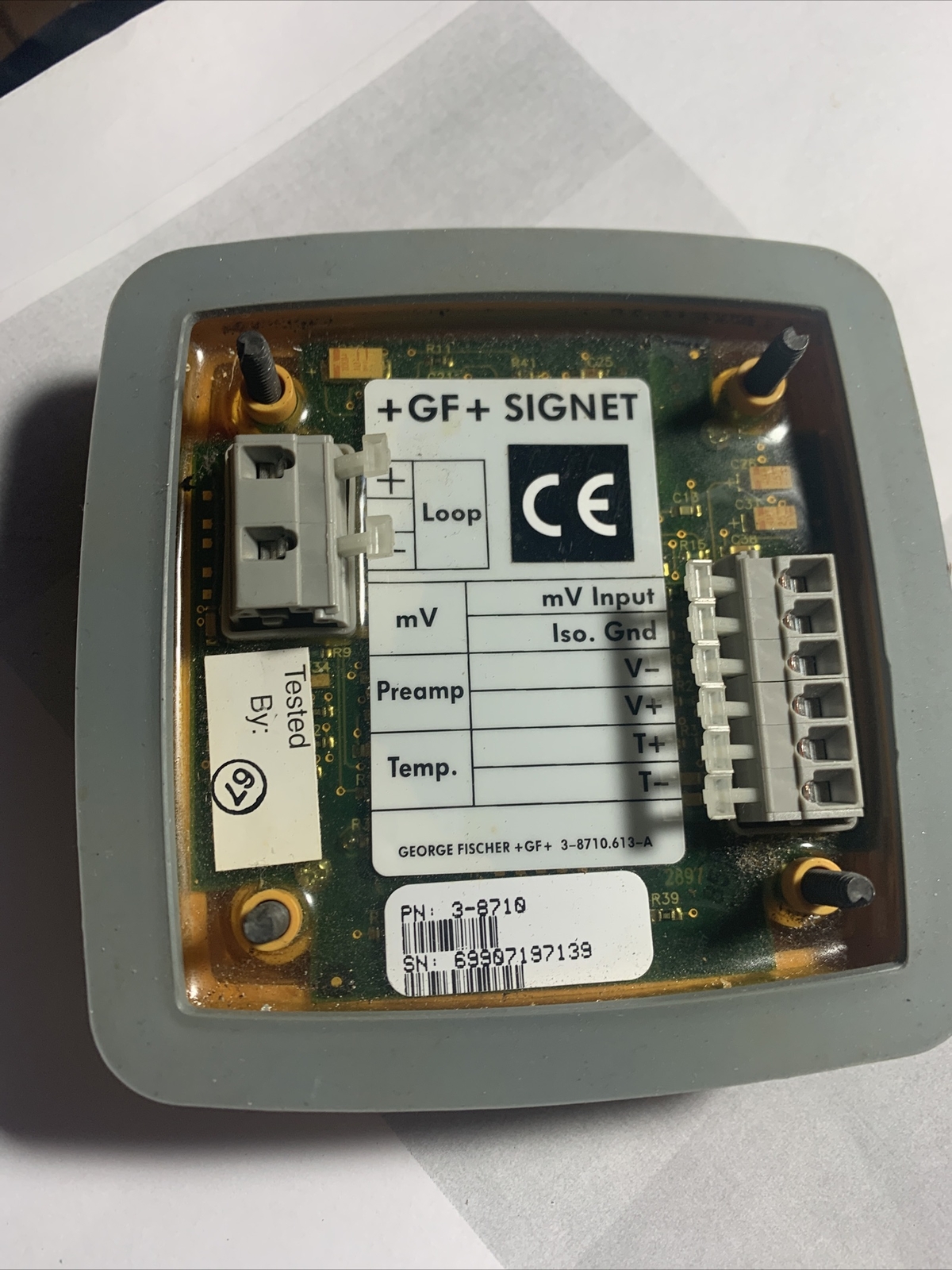 GEORG FISCHER SIGNET 3-8710 pH/ORP TRANSMITTER | eBay