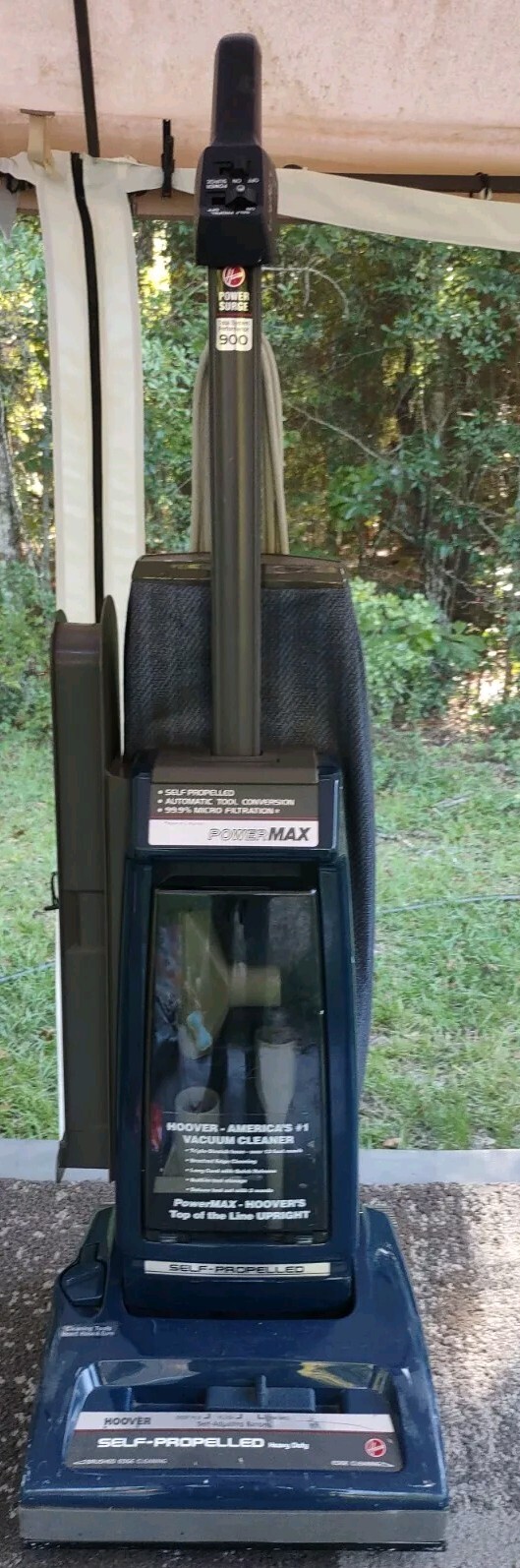 Hoover Power Max U3721-910 Self Propelled Windtunnel Upright Vacuum ...