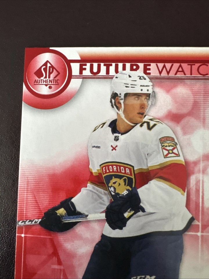 Mackie Samoskevich Red 2023-24 Upper Deck SP Authentic Future Watch NHL ...