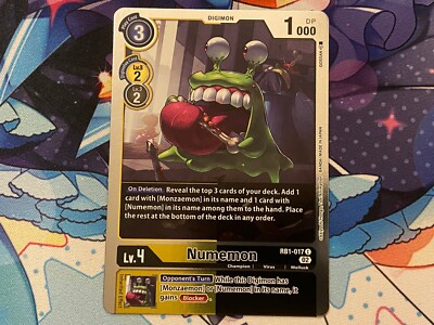 Numemon Foil - RB1-017 - NM - Digimon TCG | eBay