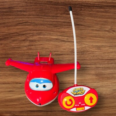 Super Wings Remote Control Jett Plane Toy Electronic Sounds 360 ...