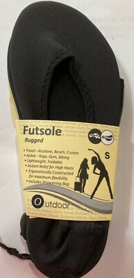 Futsole by Nufoot women's soft-sided shoes black size S NWT | eBay