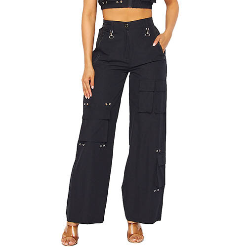 NEW HOT & DELICIOUS - Pop & Lock Cargo Wide Leg Pants | eBay