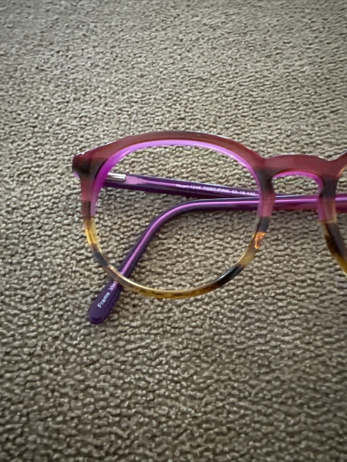 Heart 1246 Tort/Pink Eyeglasses Frames 50-18-140 (TD) | eBay