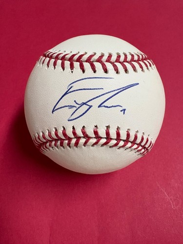 Eric Thames Autographed MLB Baseball - Milwaukee Brewers - MLB Holo #VS ...