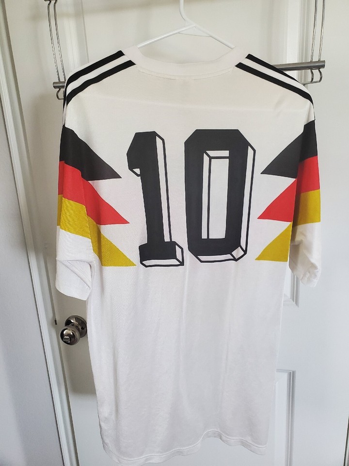 RETRO GERMANY 1990 HOME FOOTBALL SOCCER JERSEY ADIDAS Sz. Small | eBay
