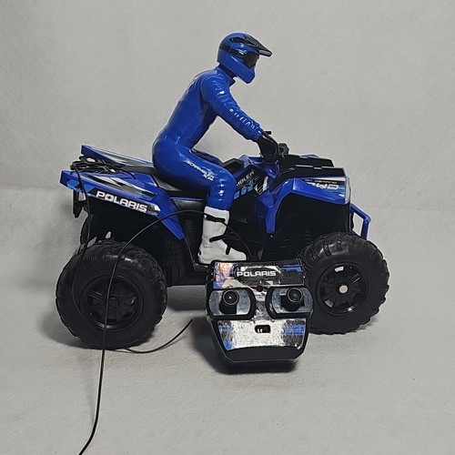 4x4 Polaris Quad Scrambler XP 1000 RC 4 Wheeler TOY With Remote Blue ...