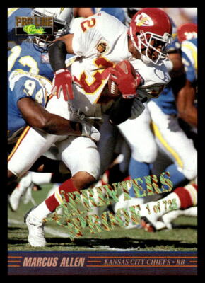 1995 Pro Line Series II #II-17 Marcus Allen Printer's Proofs | eBay