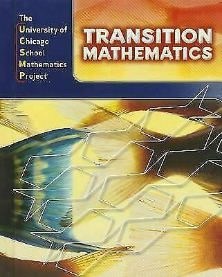 Transition Mathematics by Zalman Usiskin, Steven S. Viktora and ...