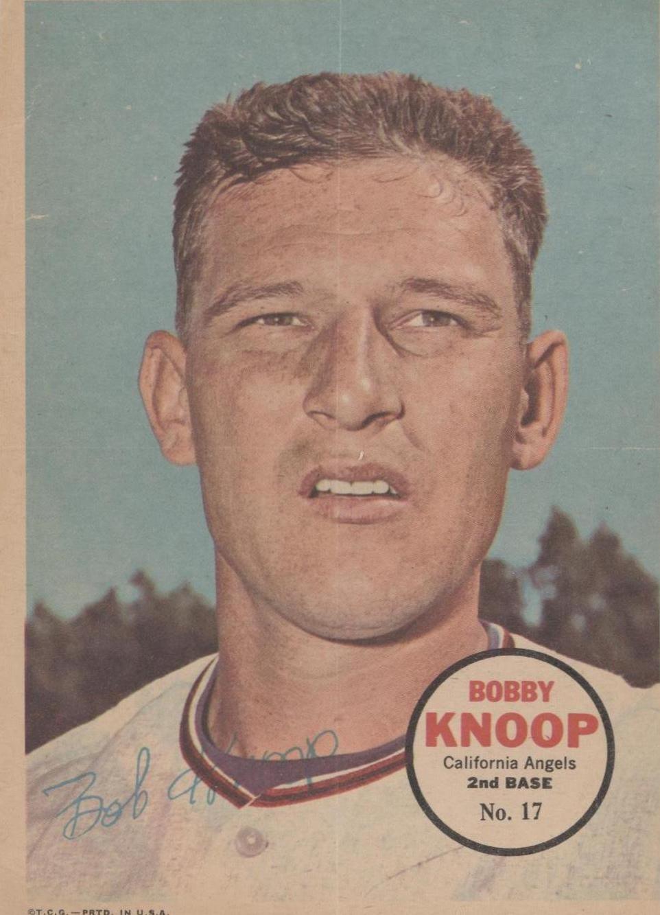1967 Topps - Poster Inserts Bobby Knoop #17 for sale online | eBay