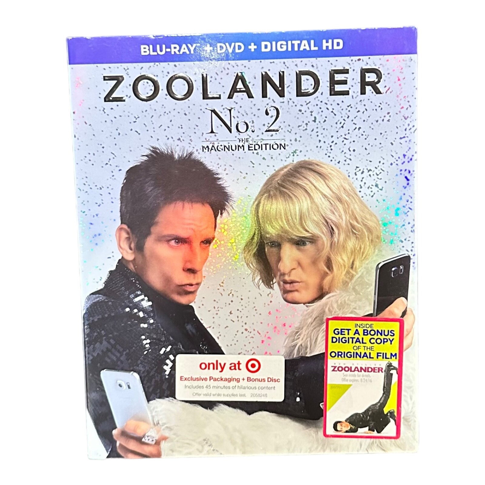 Zoolander No. 2 Magnum Edition Target Blu-ray DVD for sale online | eBay