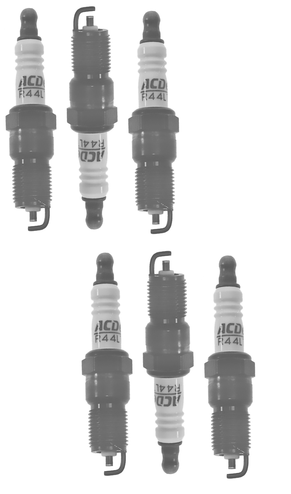 Set Of 6 Spark Plugs Gap .060 AcDelco For Century Skylark Corsica ...