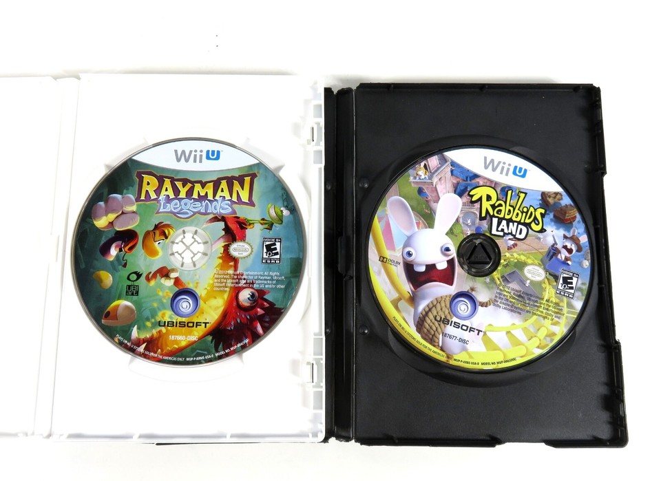 Nintendo Wii U Rayman Legends & Rabbids Land Excellent VG Condition ...