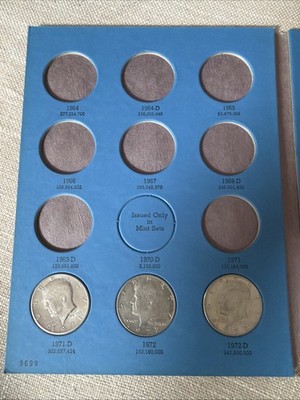 1971 D- 1979 Kennedy Half Dollar Lot Of 9 Coin Set | eBay